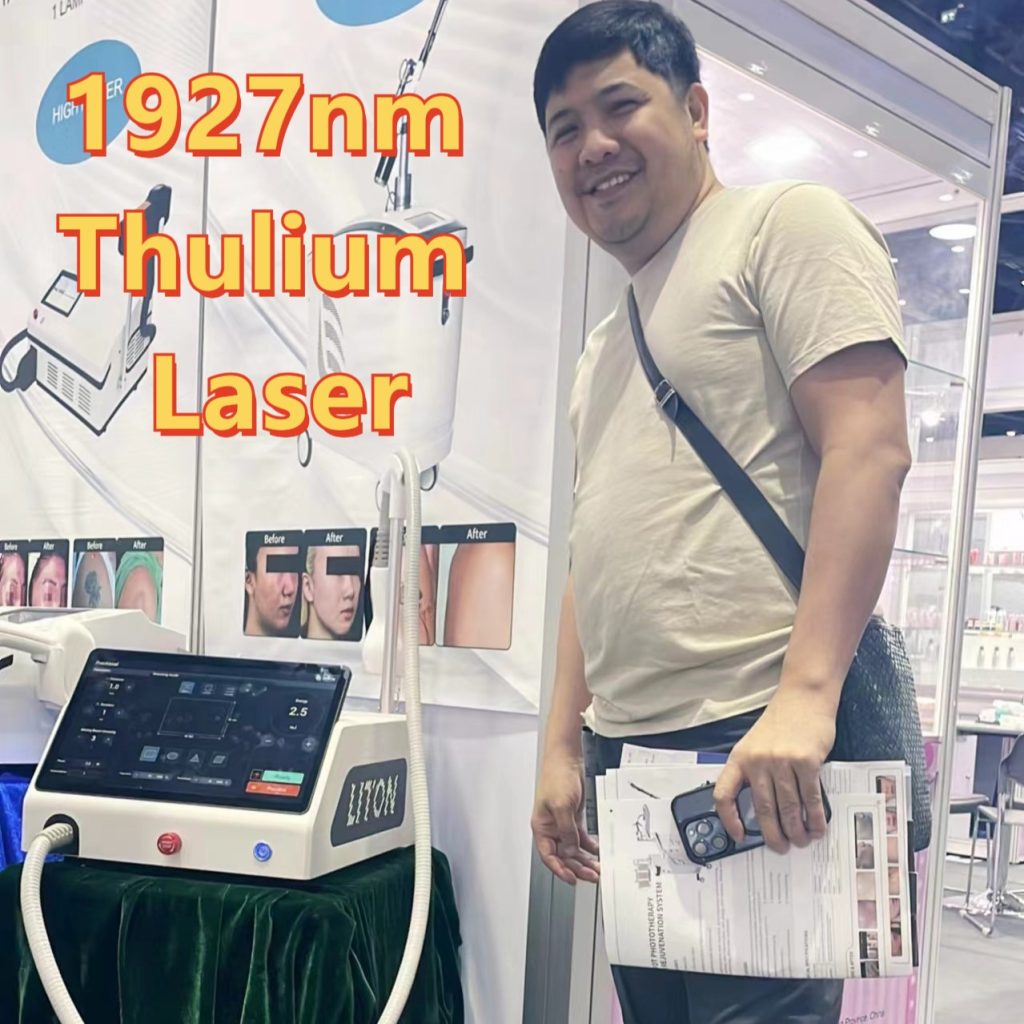 Fractional 1927nm Thulium Laser for Anti-Aging and Hair Growth