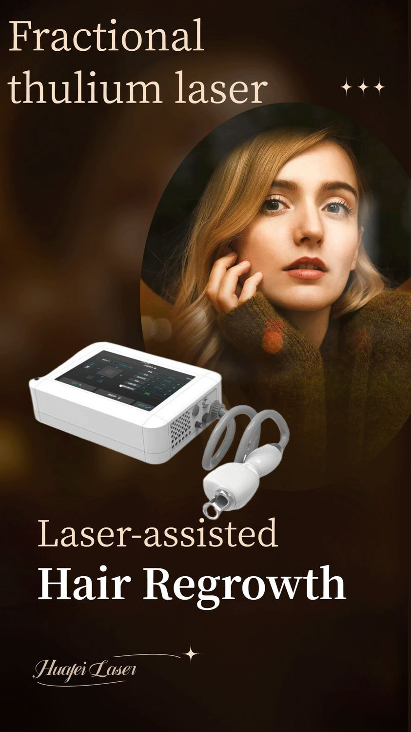 Fractional 1927nm Thulium Laser Hair Growth Therapy