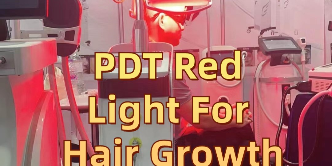 Terapia de fotones LED para el crecimiento del cabello con luz roja ...