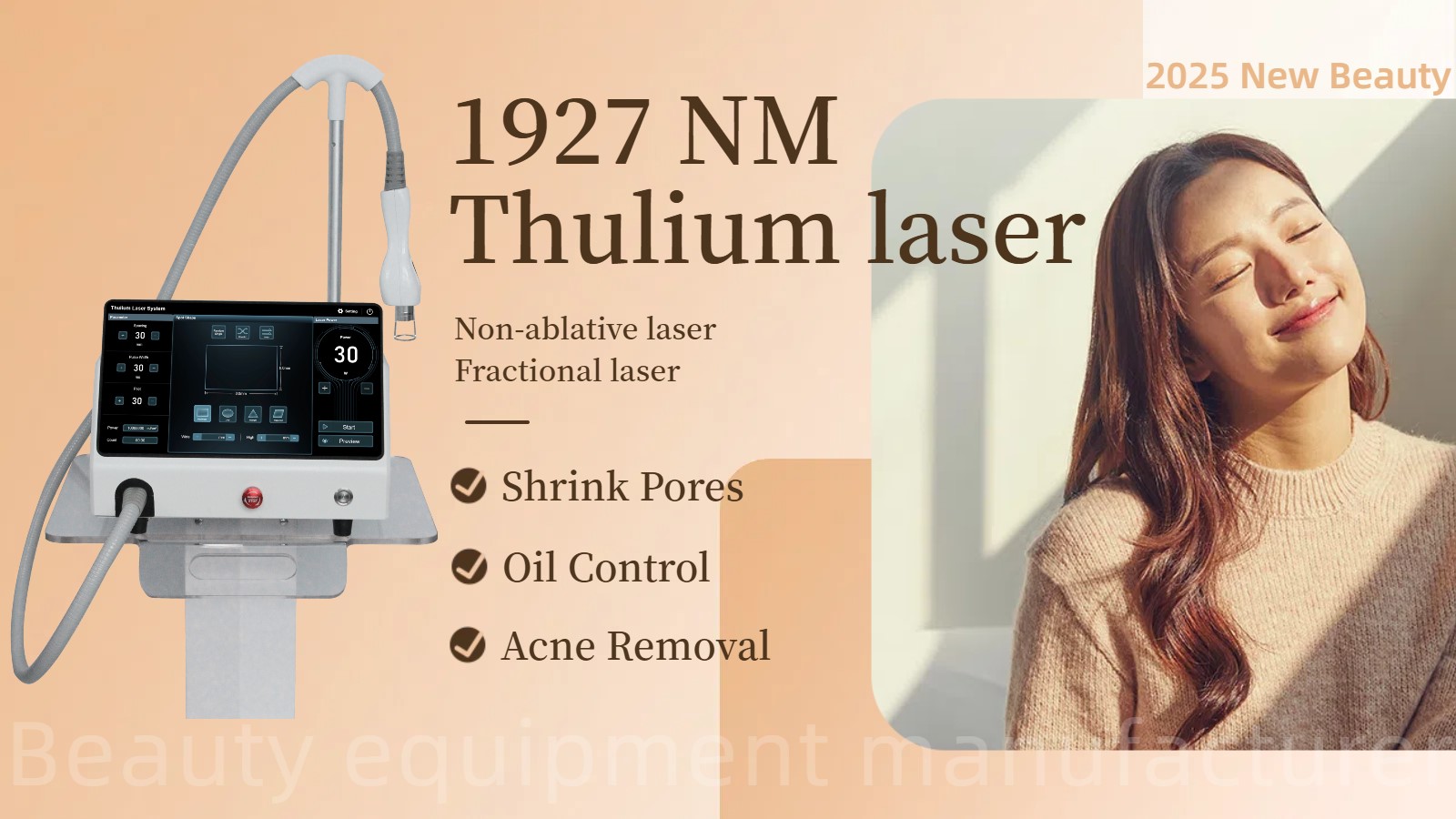 Thulium Laser Applicatietherapie: Poriën verkleinen, acne verwijderen en olieproductie beheersen!